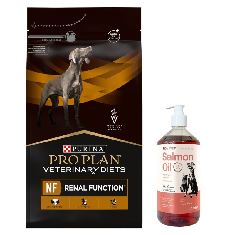 PURINA Pro Plan Veterinary Diets NF Renal Function 3kg & Aceite de ...
